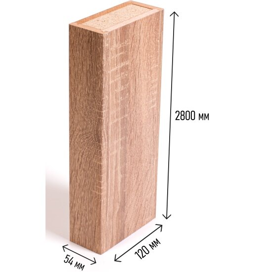 Колонна интерьерная сборная ТМ Стильный Дом Дуб Винтаж 2800х120х54мм