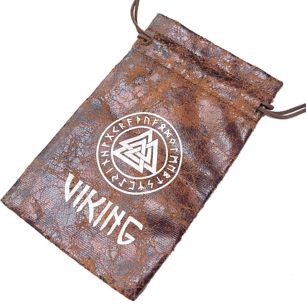 Подарочный пакет из Искусственной кожи в Средневековой тематике, Чехол на Шнурке для Ювелирных изделий и аксессуаров, Уникальное и Долговечное Упаковочное решение