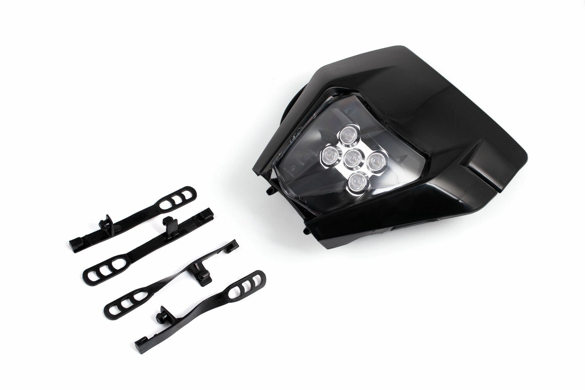 Фара в сборе для эндуро LED Extreme KTM, Altete, GR8, Avantis черная (без ходового)