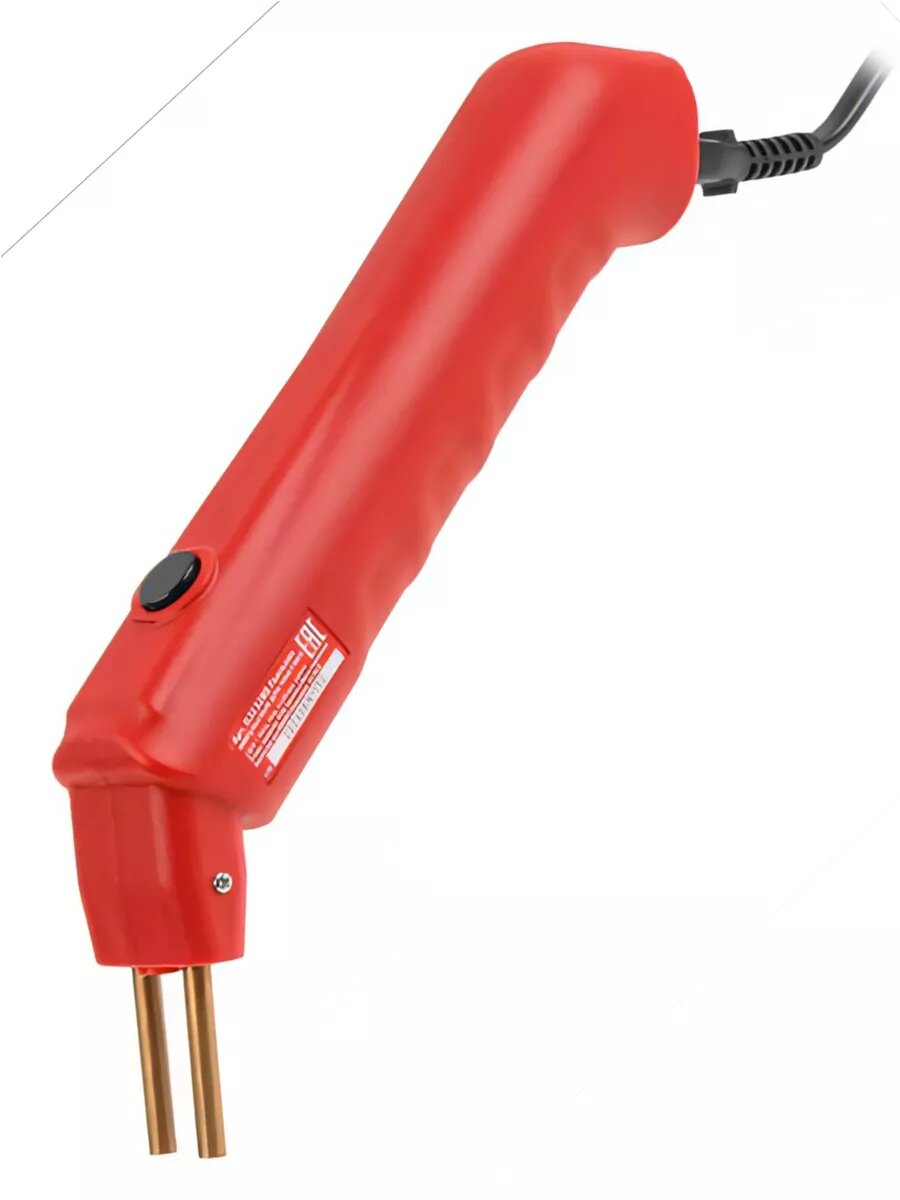 Паяльник для пластика, бамперов, пластмассы, 70 Вт, импульсный со скобами, пистолет для пайки пластика