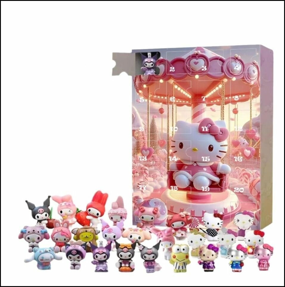 Адвент календарь Санрио Hello Kitty, 24 предмета