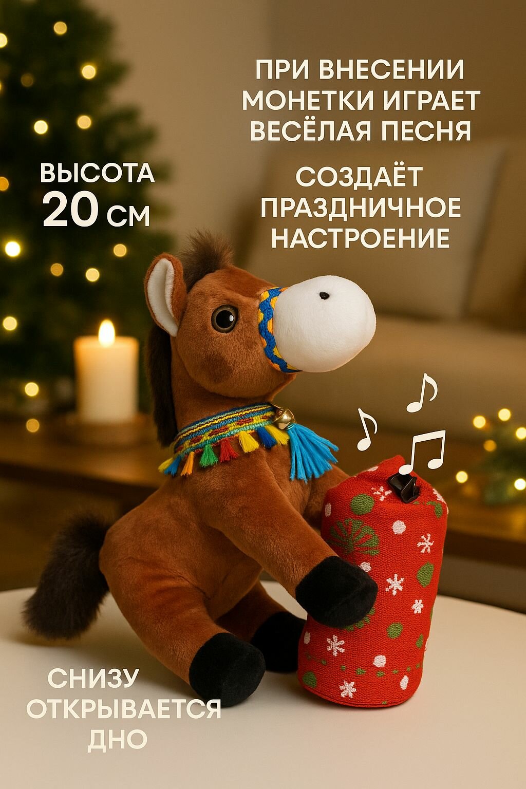 Музыкальная копилка с символом года