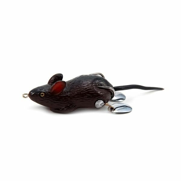 Мышь-незацепляйка Namazu MOUSE с лепестками, 76 мм, 24 г, , крючок-двойник YR Hooks (BN) #2/0