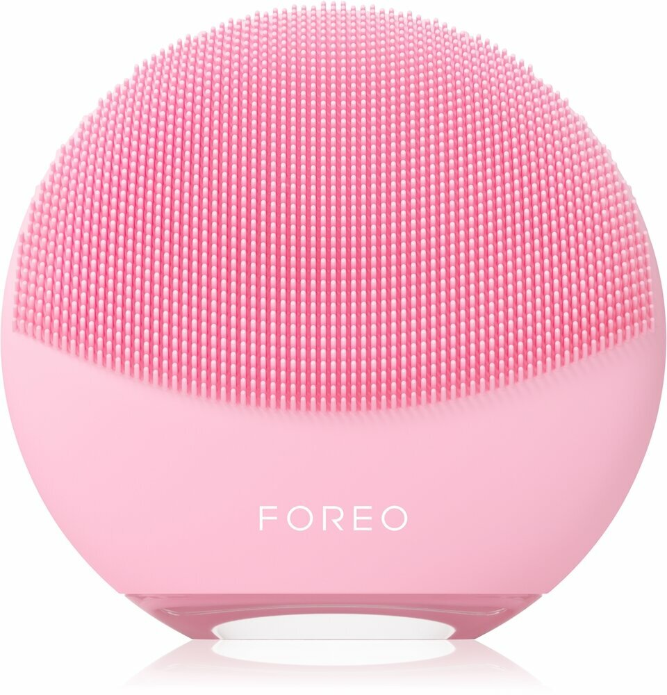 Foreo Двусторонняя щеточка для глубокого очищения лица LUNA 4 Mini, цвет розовый