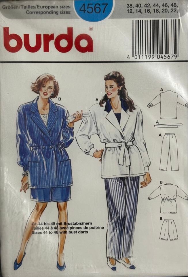 Выкройки Бурда (Burda) № 4567