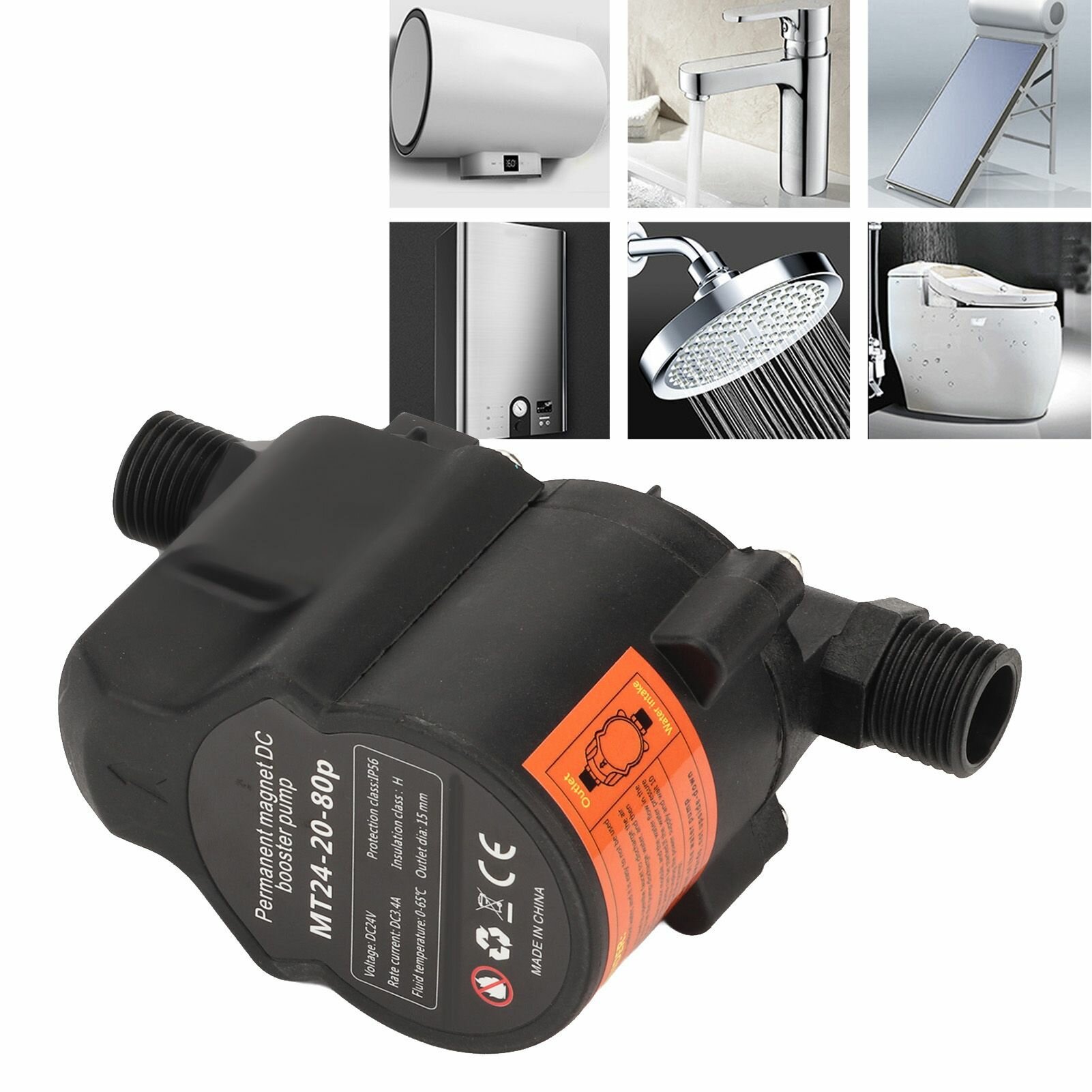 Бытовой автоматический подкачивающий насос MT24-20-80P