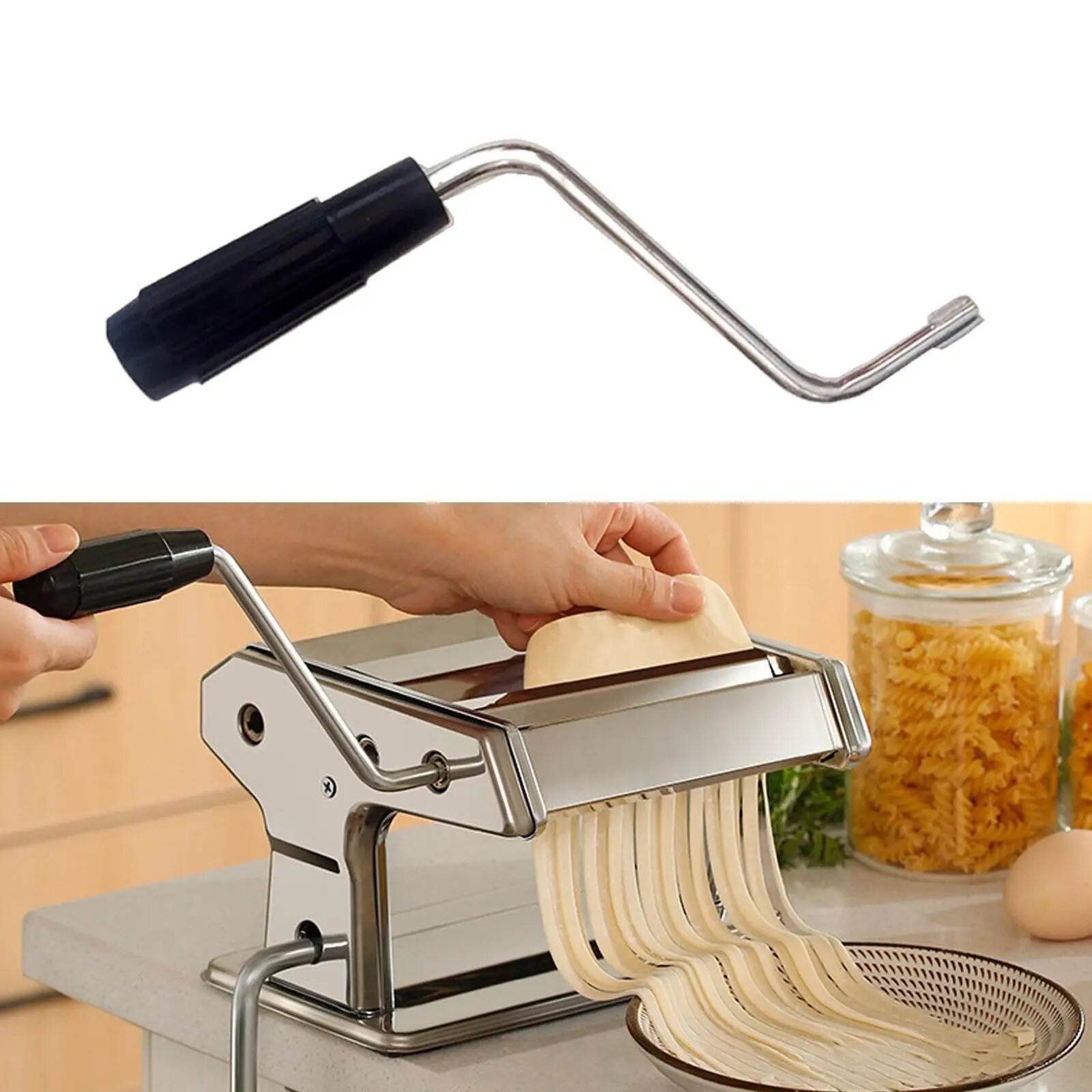 Ручка для макаронной машины Kesoto Manual Pasta Maker Handle