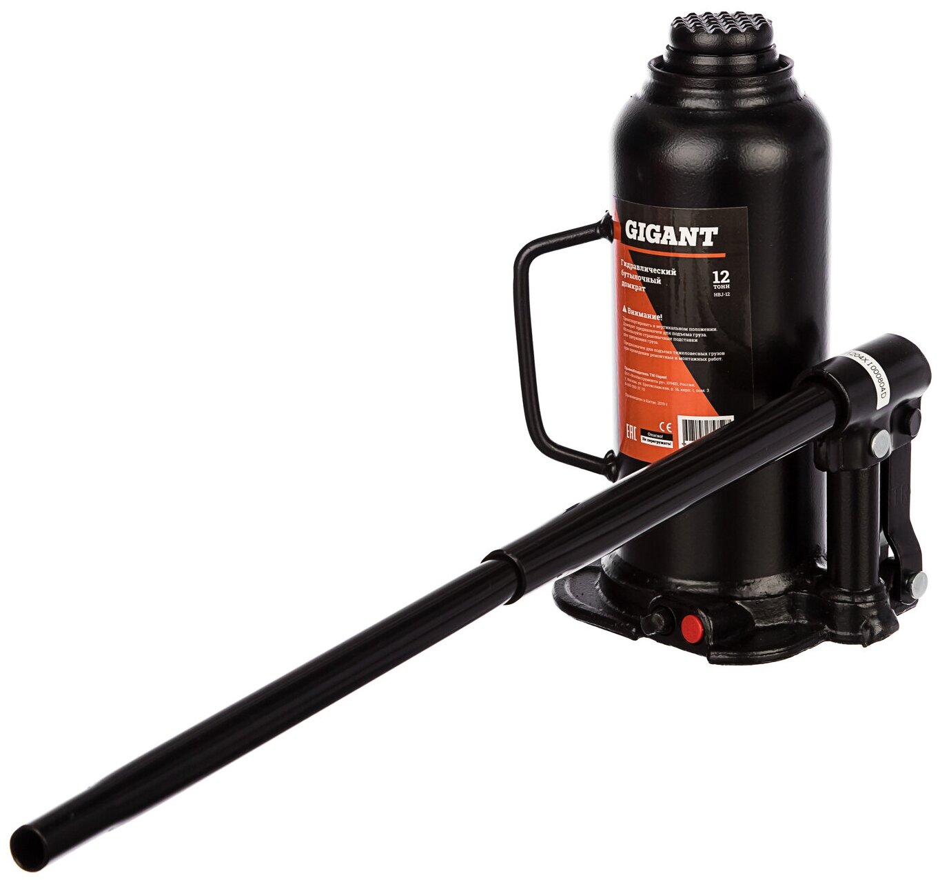 Гидравлический бутылочный домкрат 12Т Gigant HBJ-12