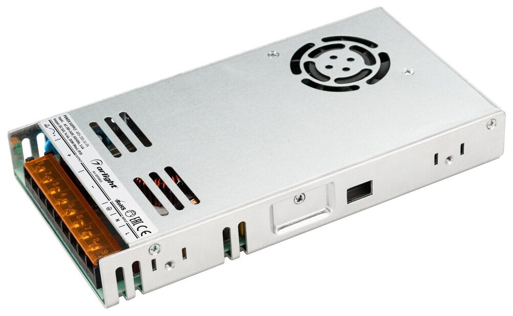 027330(1) Блок питания ARS-350-24-FA (24V, 14.6A, 350W) (ARL, IP20 Сетка)