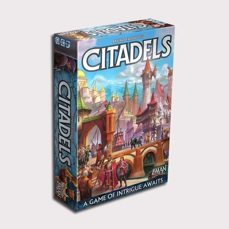 Настольные игры "Citadels Revised Edition" Средневековая стратегическая игра Вечеринка Семейные игры Мастер - строитель