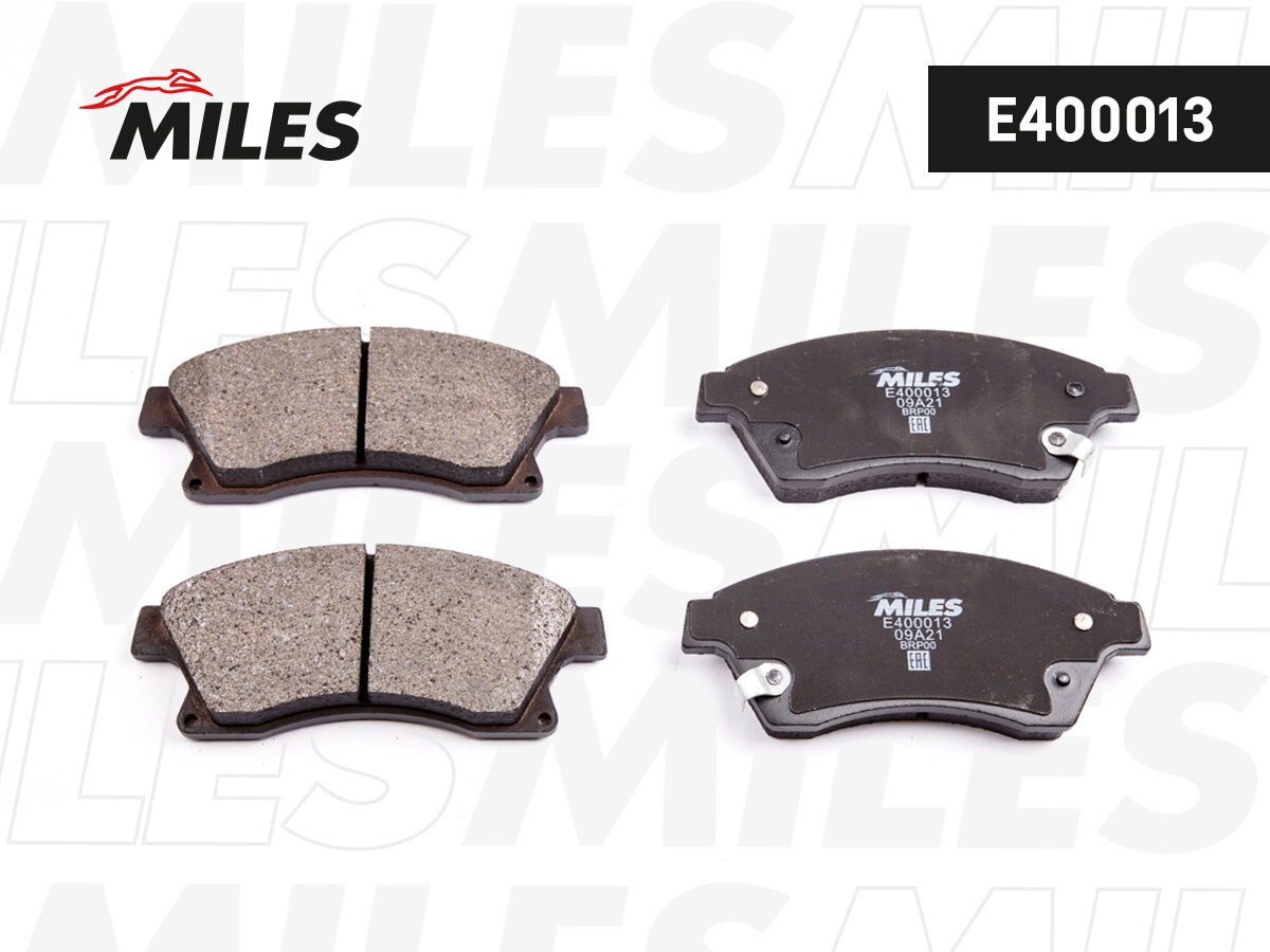 Колодки тормозные Chevrolet Cruze 09-, Aveo (T300) 11-; Opel Astra J 09- 15' передние Miles Low-met