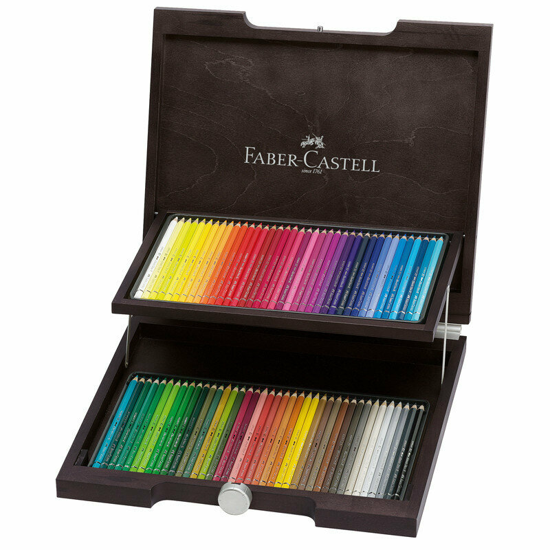 Карандаши акварельные художественные Faber-Castell "Albrecht D? rer", 72цв, дерев. коробка, 285903