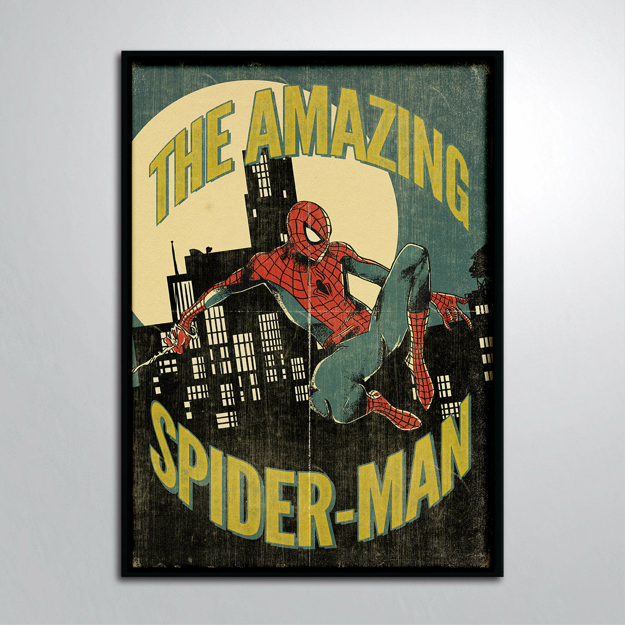 Постер без рамы/Новый Человек Паук Комикс Amazing Spider Man