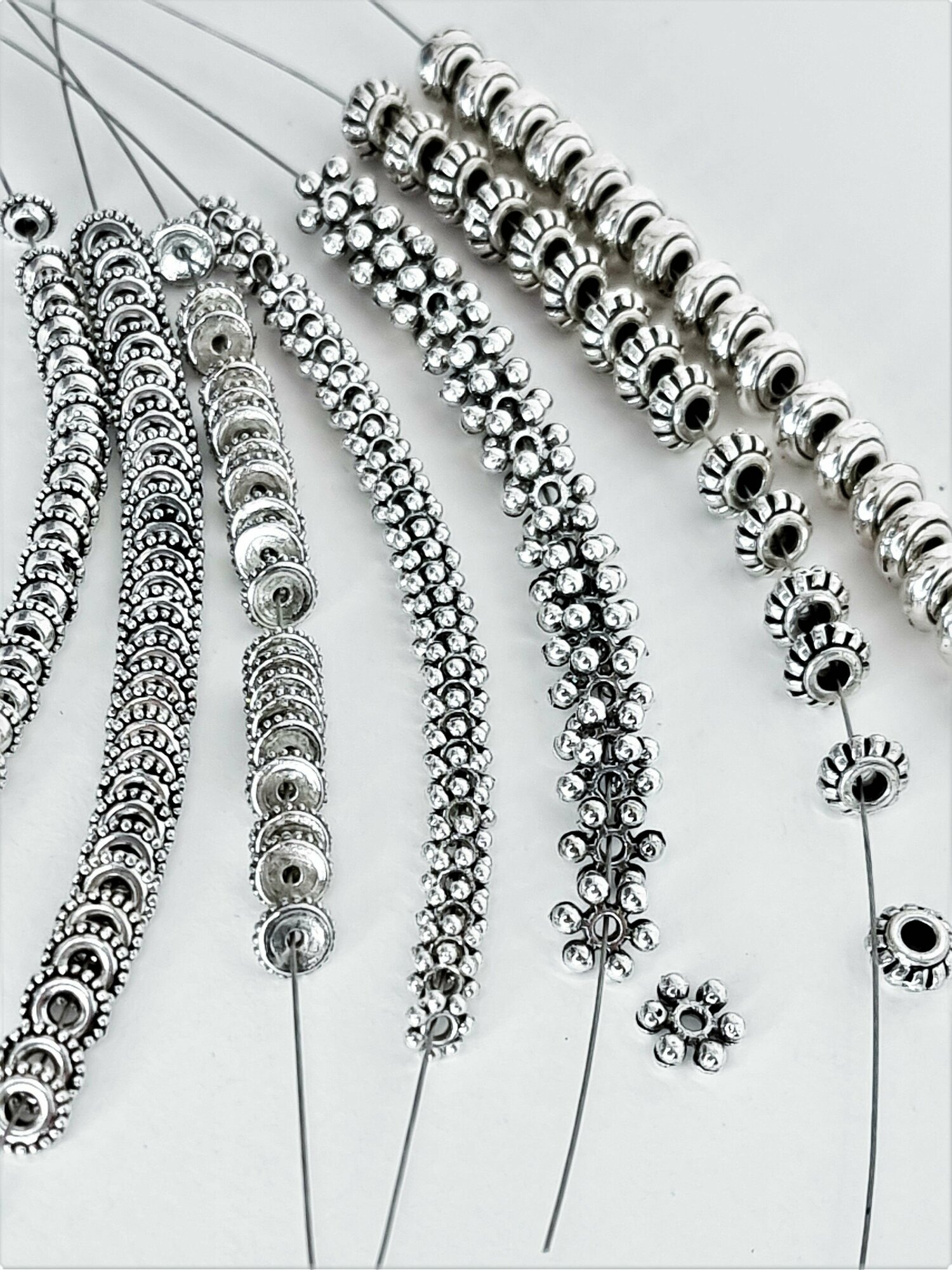 Металлические диски 5-7мм. Цвет Родий-27. 165шт.