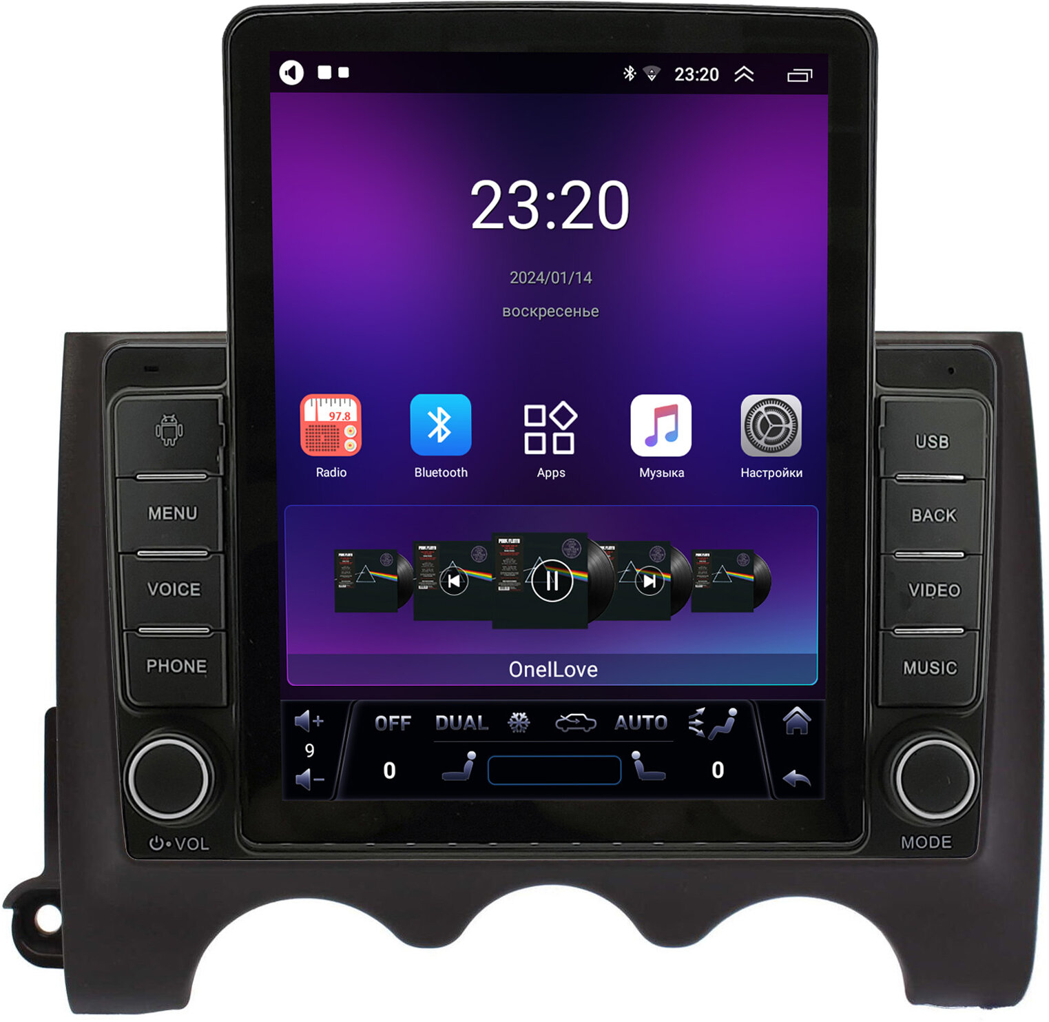 Штатная магнитола Mitsubishi Pajero Mini 2 2008-2012 Canbox GTR095-9-1737 на Android 10 (QLed, 4/64, DSP, CarPlay)