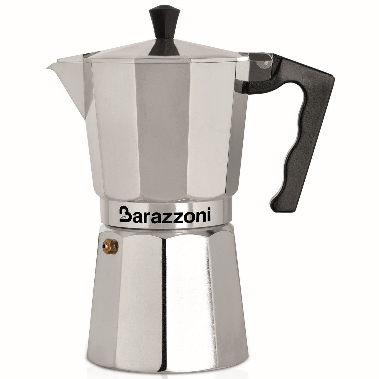 Кофеварка гейзерная Barazzoni Caffetiera 9 Tz Alluminium 830005509