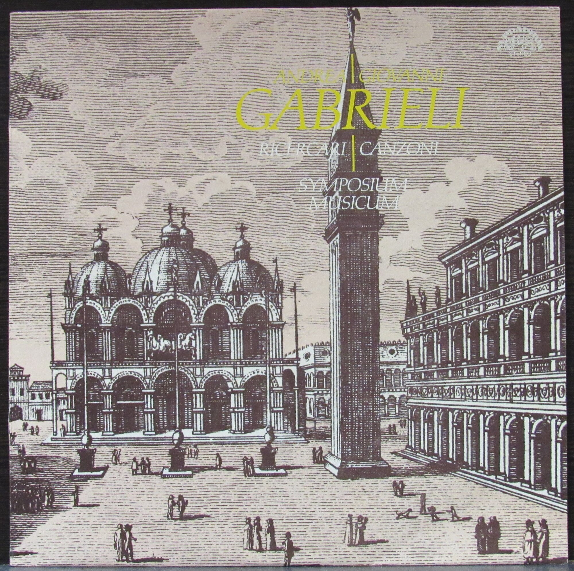 Gabrieli Andrea / Gabrieli Giovanni "Виниловая пластинка Gabrieli Andrea / Gabrieli Giovanni Symposium Musicum"