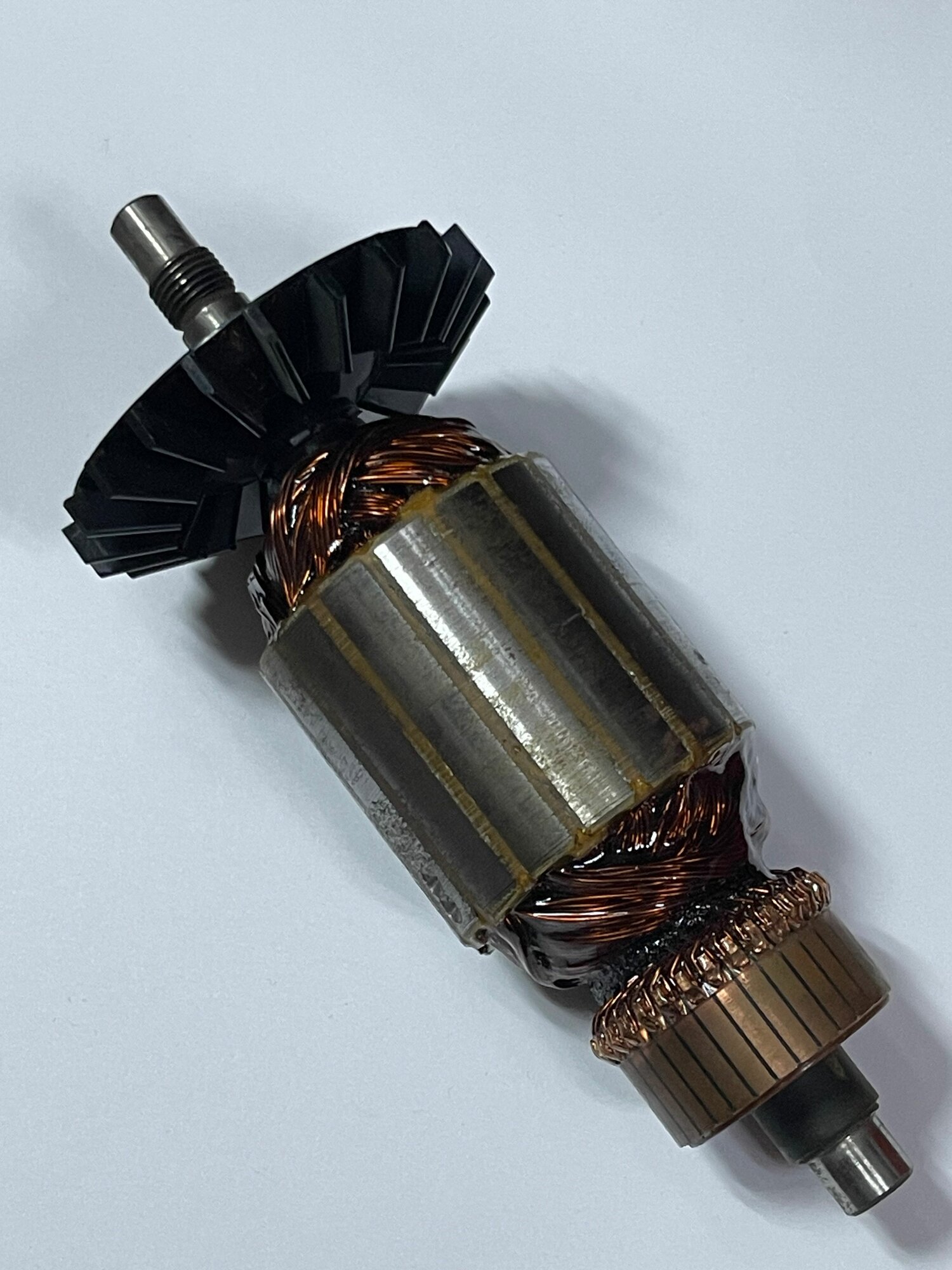 Ротор ( Якорь) подходит на УШМ болгарку REBIR LSM 230 / ИЭ 21076