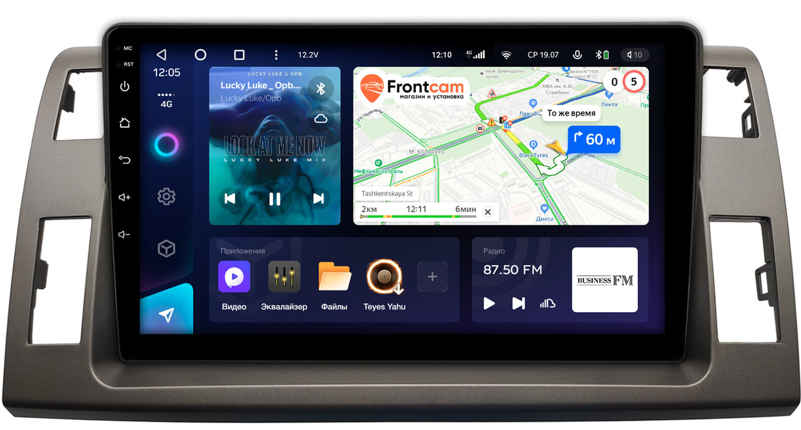 Штатная магнитола Teyes CC3L 4/64 10" RM-10-594 Toyota Estima 3 2006-2016, Previa 3 (XR50) 2006-2019 (темно-серая, правый руль) Android 10 (4G-SIM, DS