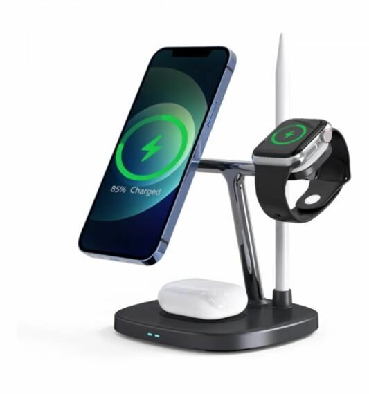 Беспроводное зарядное устройство WiWU M8 Power Air 15W 4 in 1 Wireless Charger