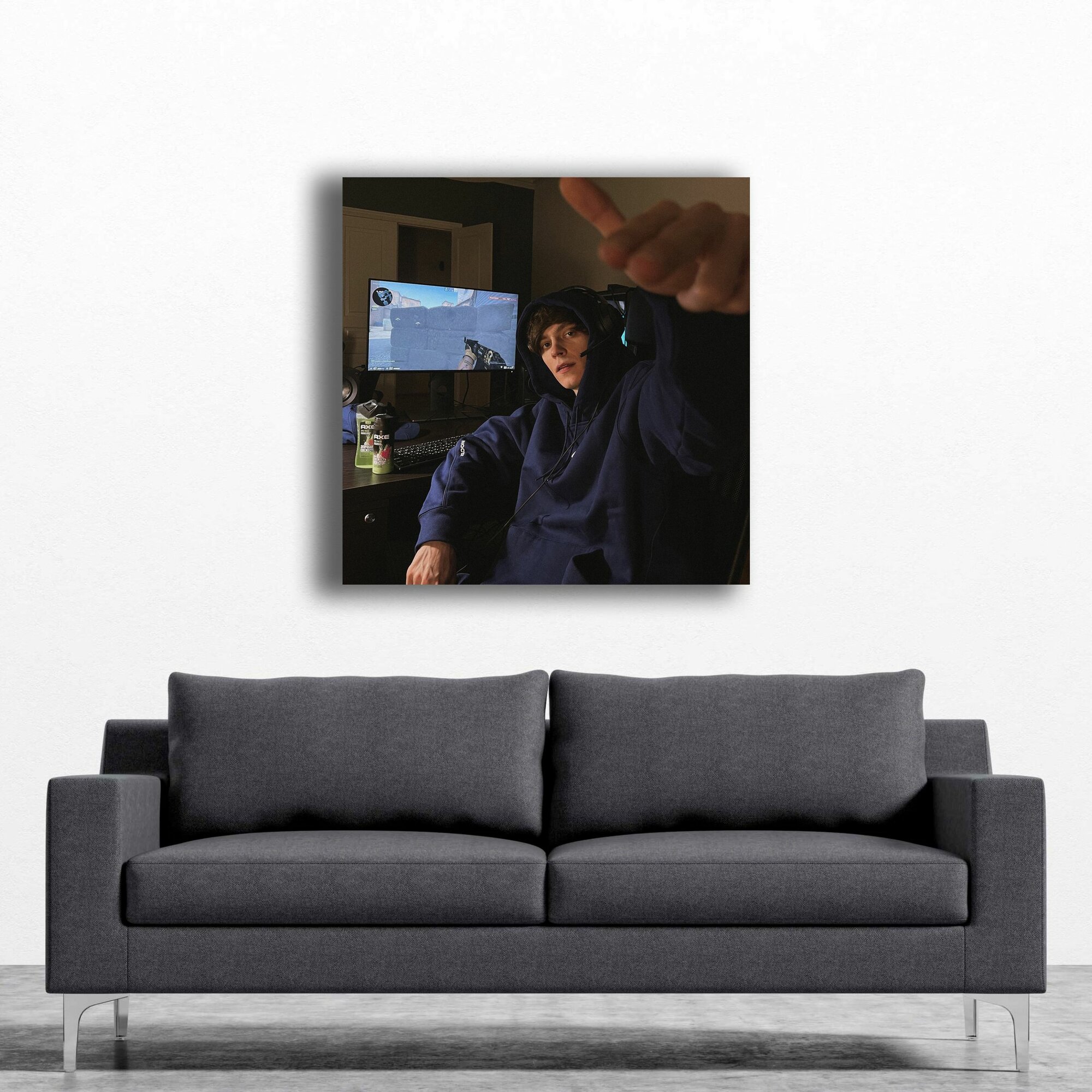 Интерьерная картина на холсте OG BUDA / Ог буда 60*60