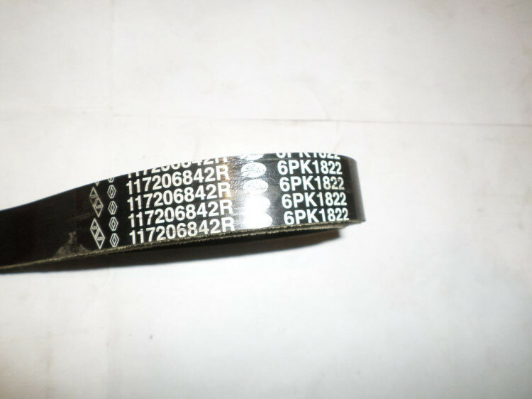 Ремень 6PK1822 8200598964 117206746R Логан 2 Сандера 1,4л с кондиц и ГУР - Renault - Gates