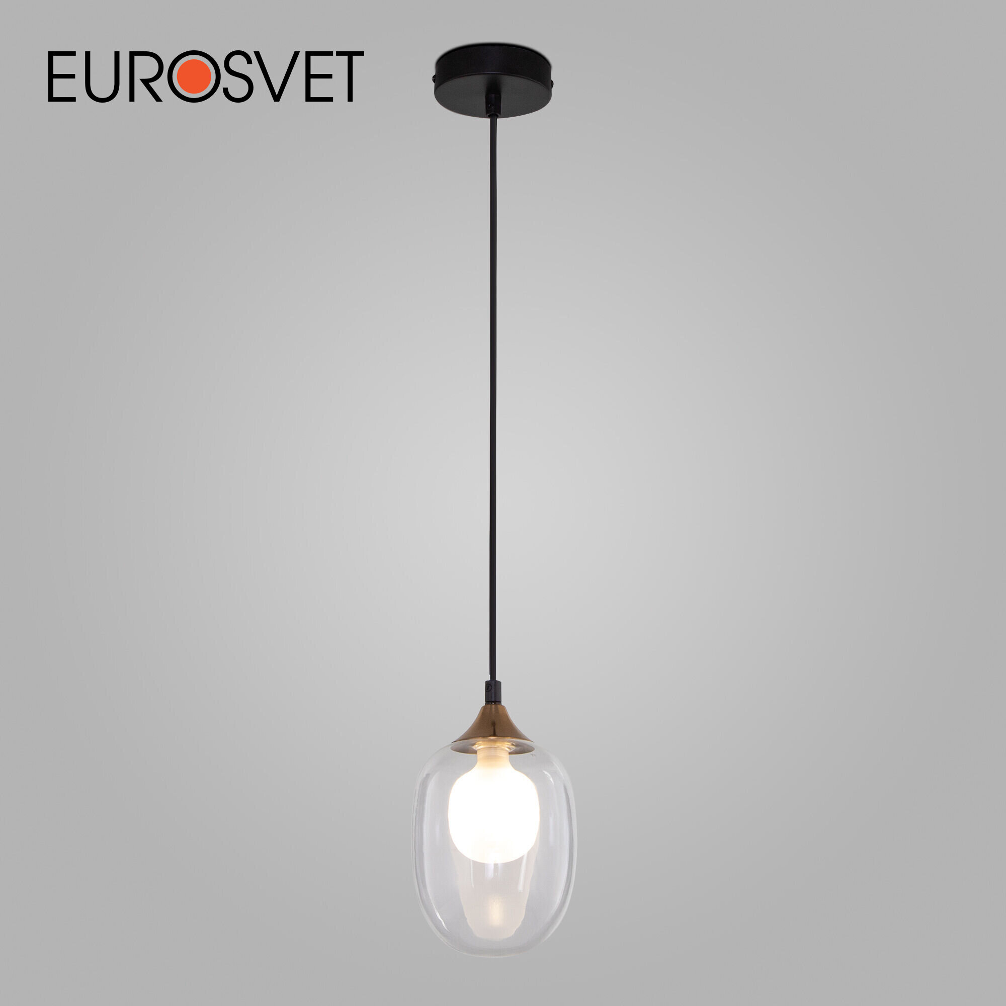 Подвесной светильник Eurosvet Spritz 70216/1, G9, 25 Вт, цвет латунь