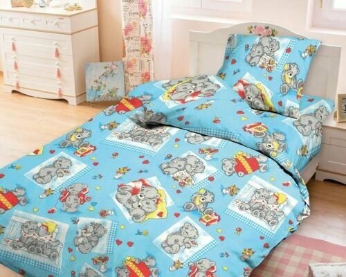 ЛайтПостель комплект постельного белья "Теддики", размер 70х160 см