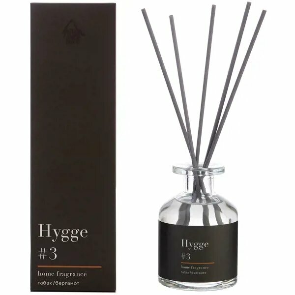 Ароматический диффузор Hygge 3 Табак/Бергамот 100 мл