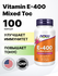 NOW Витамин E-400 Mixed Tocopherols 100 капс.