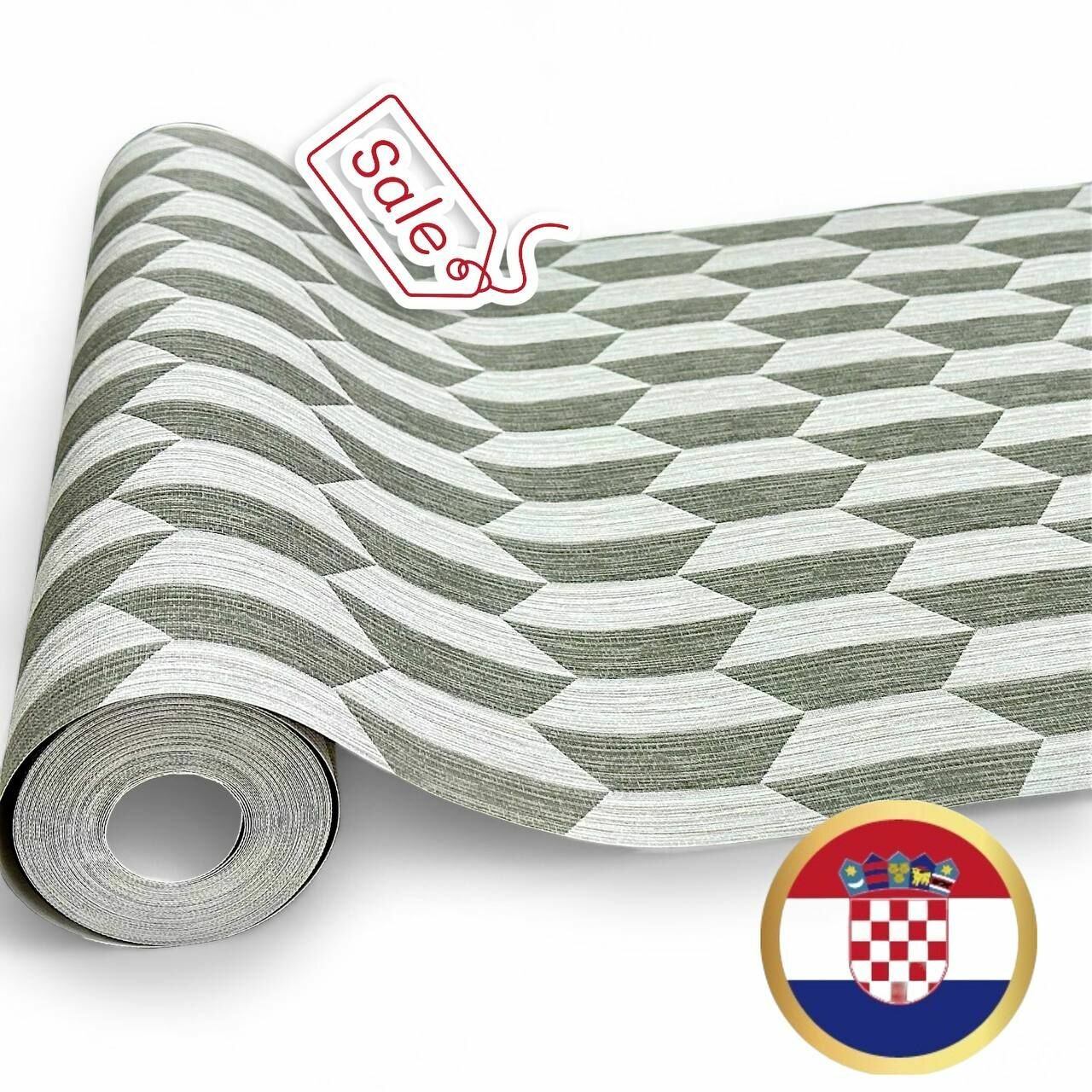 Обои Bn International Cubiq BN 220354, серо-коричневый ромб с лавандовым оттенком, Нидерланды