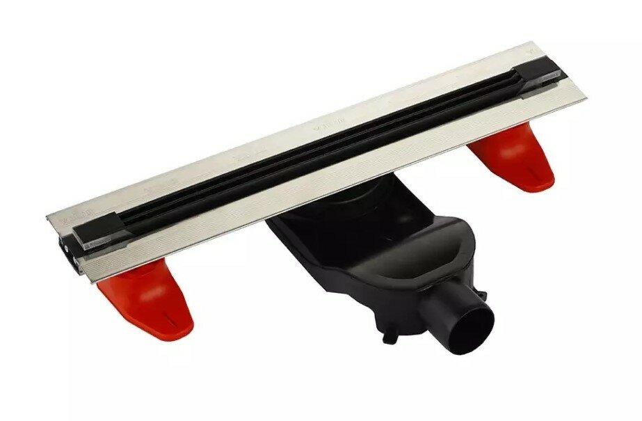 Трап Vieir DL70Q-C с гидрозатвором для ванны и душа, длина 70 см, черный