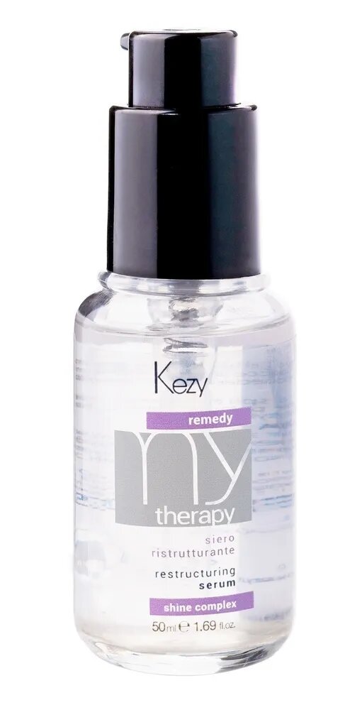 Сыворотка для волос KEZY MyTherapy Remedy, с кератином и УФ-защитой, 50мл