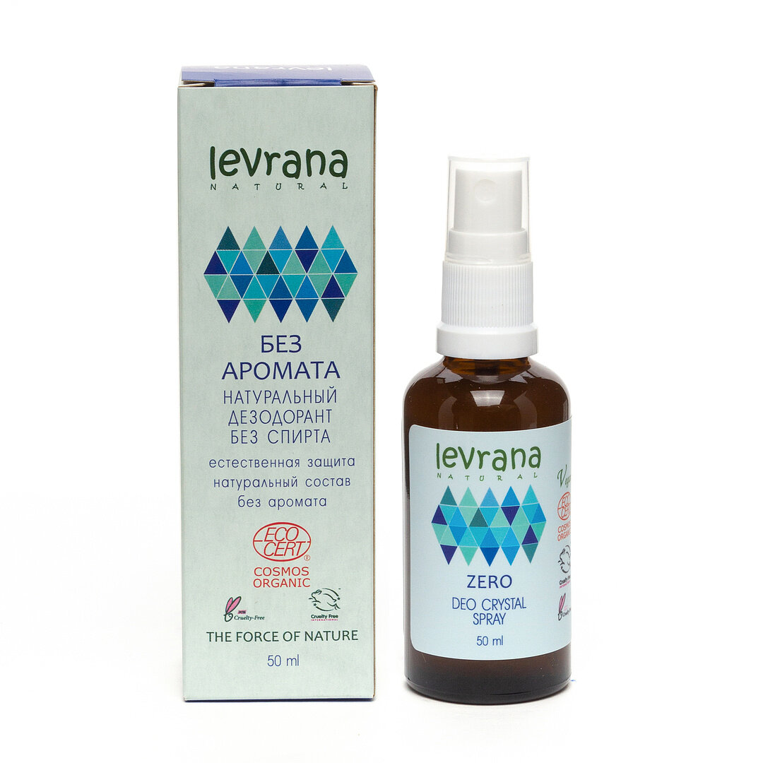 Levrana Дезодорант "ZERO" без запаха, 50 мл
