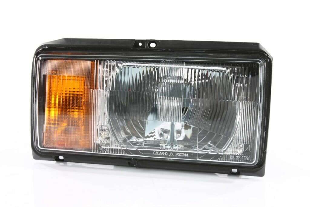 Фара ВАЗ-2105,07 правая с желтым указателем поворота, 2105-0-3711010-01