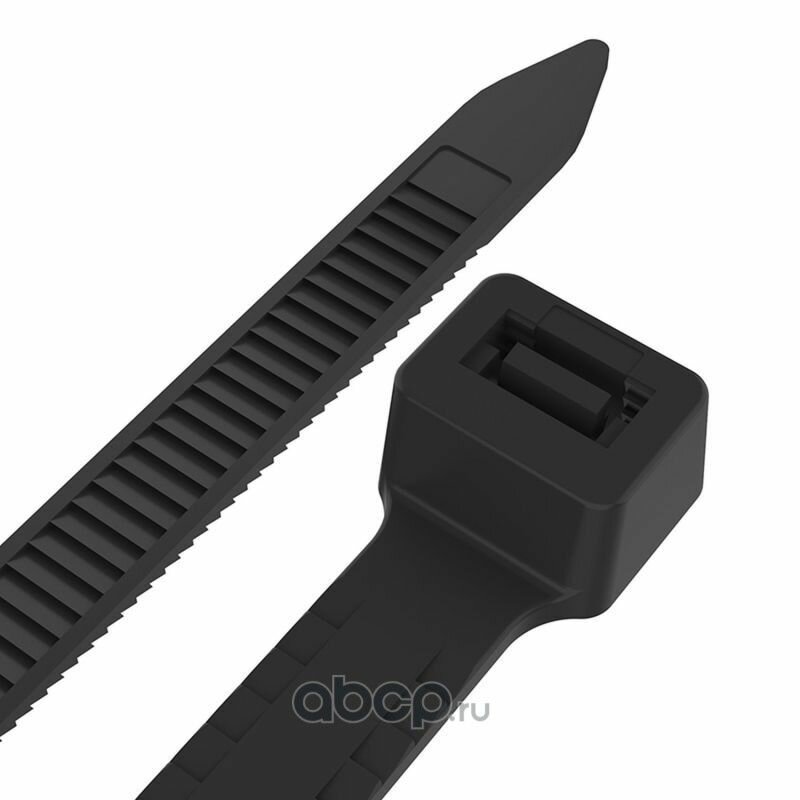 Хомут-стяжкa нейлоновая с тройным замком 400x4,8 мм, 100 шт.