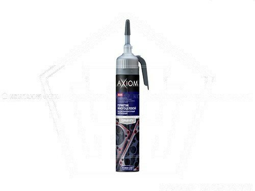 Герметик-прокладка axiom серый высокотемпературный нейтральный rtv (200 мл/320 гр.) автоподача