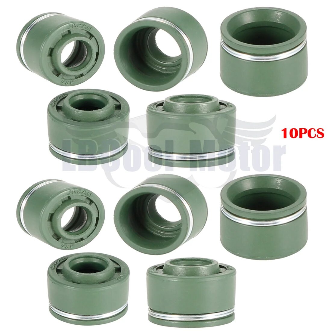 10 шт, Уплотнители для впускного клапана мотоцикла HONDA NV400 NV600 NV750 SHADOW VT600 VT750 VT1100 VT1300 12208-413-003