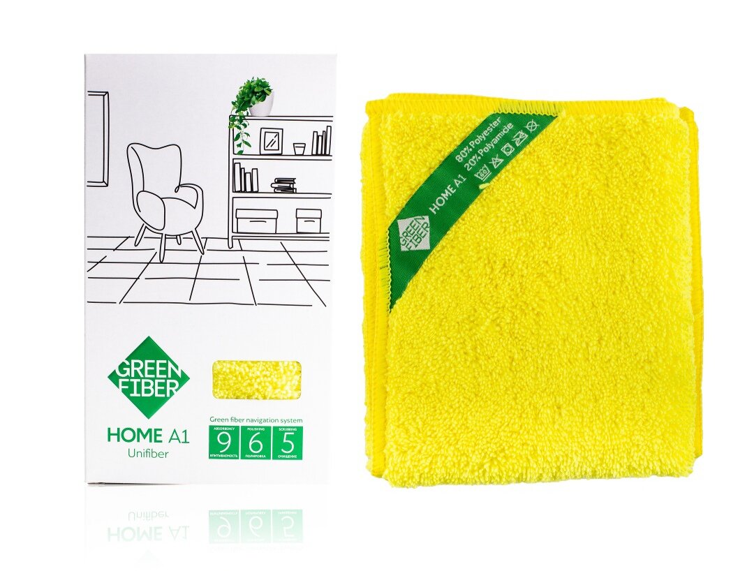 Файбер универсальный Green Fiber HOME A1, желтый