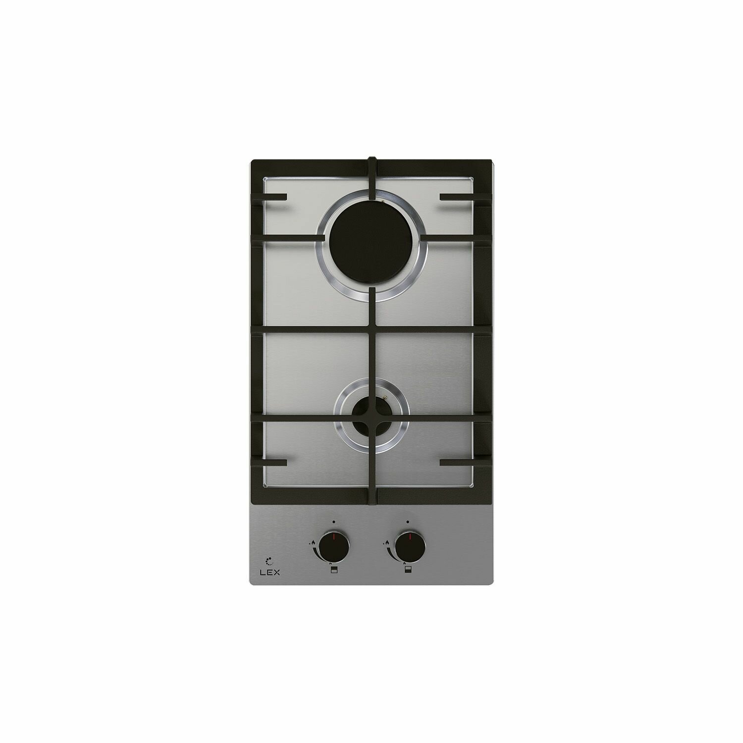 Варочная панель газовая LEX GVS 325 IX, Электроподжиг, Газ-контроль, Набор жиклёров для конверсии газа