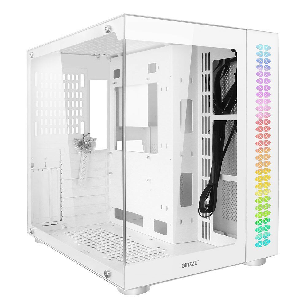 Корпус для ПК Ginzzu сталь 0.6 мм ATX 3 USB без БП