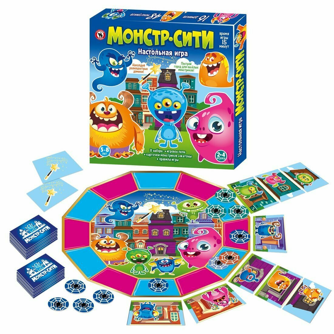 Настольная игра Монстр-Сити Русский Стиль 02036