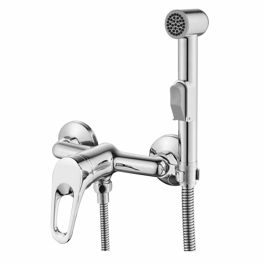 Смеситель Rossinka B35-52 с гигиеническим душем, однорычажный