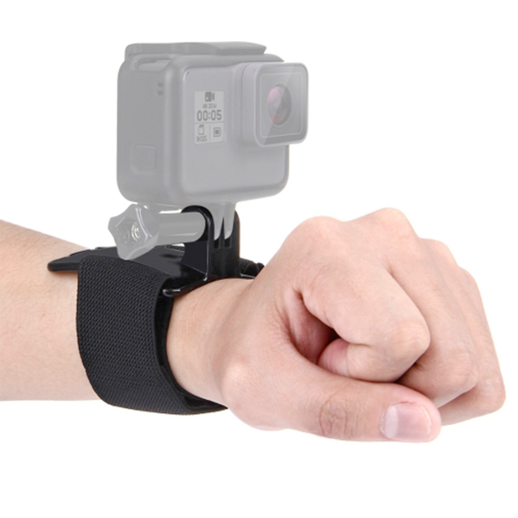 Крепление на запястье для GoPro и других экшн камер, PULUZ, черный