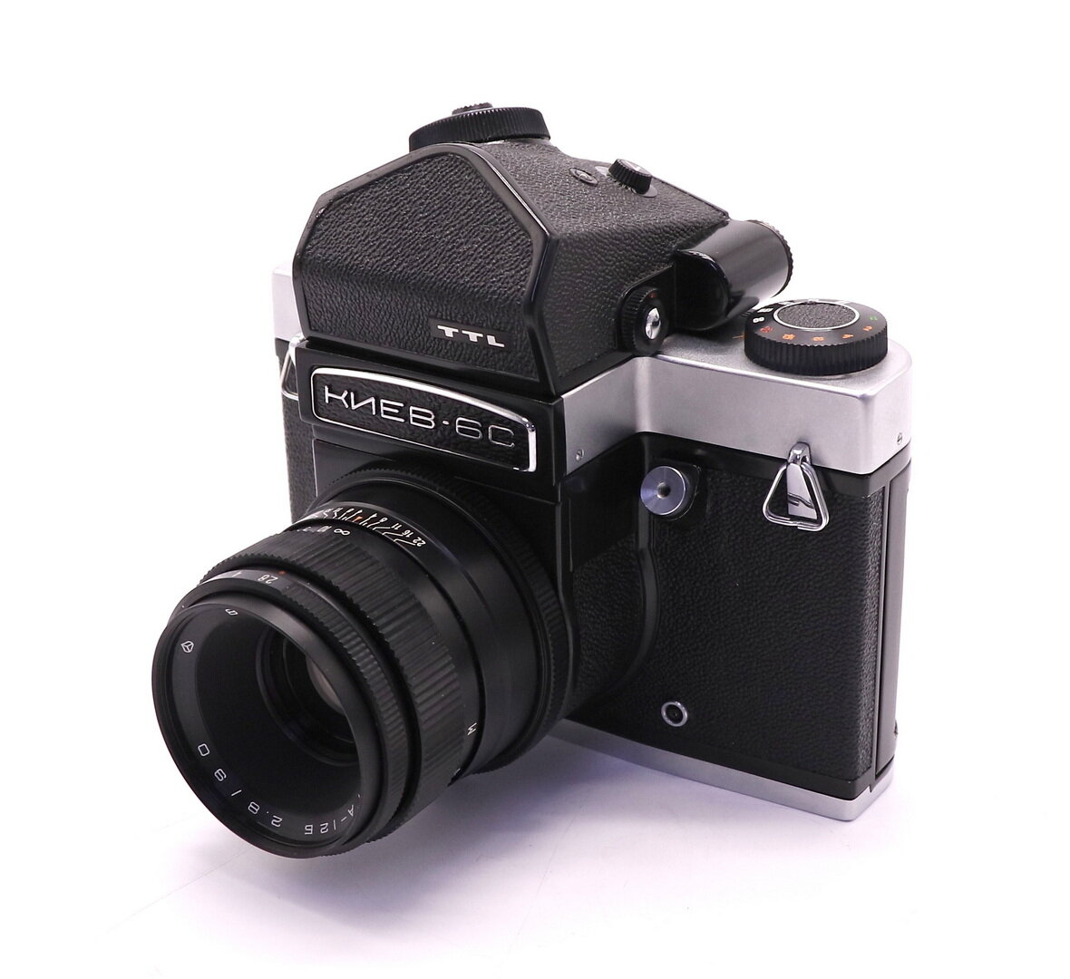 Фотоаппарат Киев 6С + Вега-12Б (1979 г.)