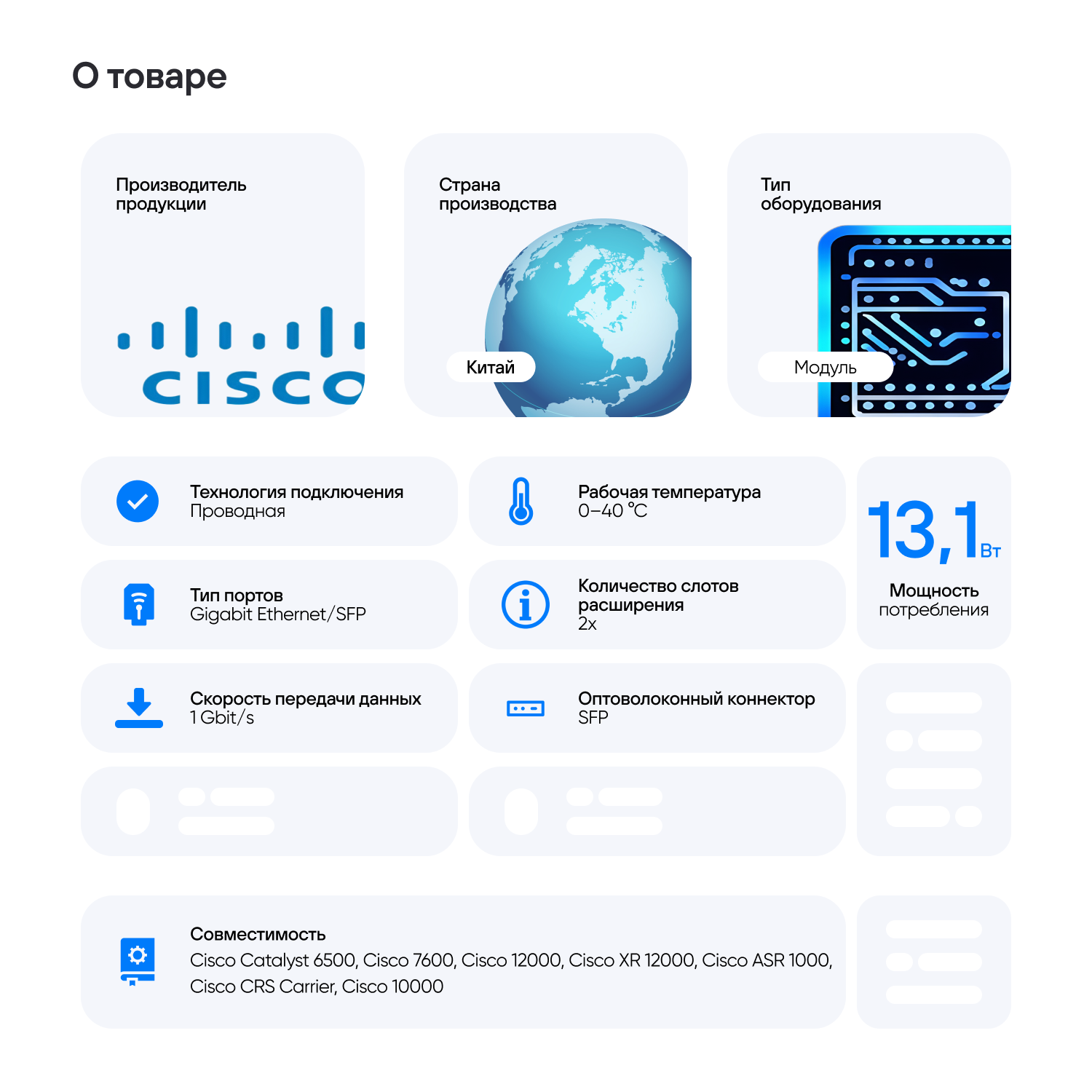 Модуль Cisco SPA-2X1GE 2 x Gigabit Ethernet (RJ-45) 1 Гбит/с совместим с Cisco ISR — фото 1