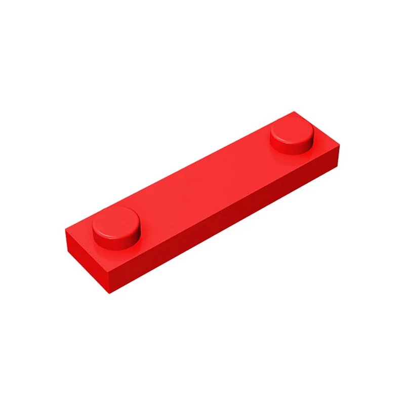 Красный LEGO 1x4 с 2 шпильками (92593)