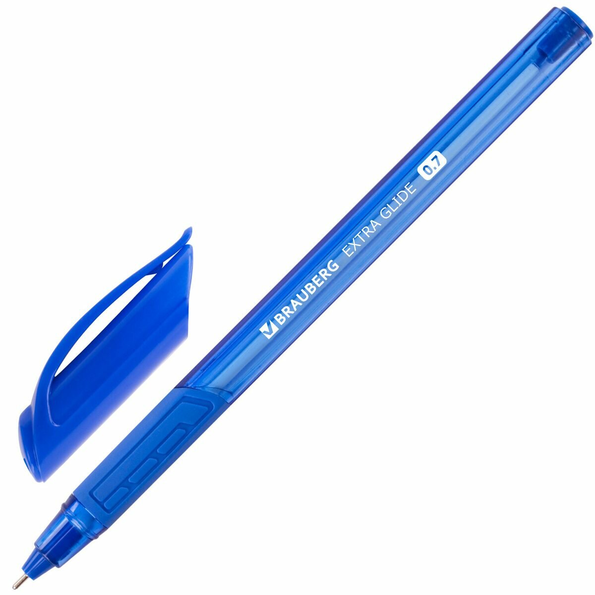 Ручка шариковая Brauberg Extra Glide GT Tone (0.35мм, синяя, масляная основа) (OBP140), 12шт.