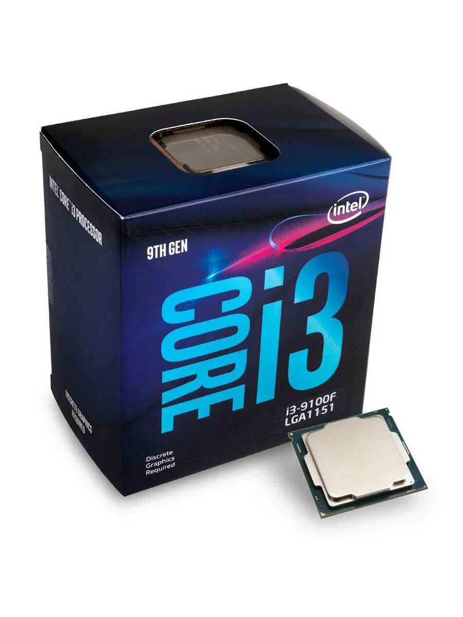 Процессор Intel Core i3 9100F Cofe Lake Box