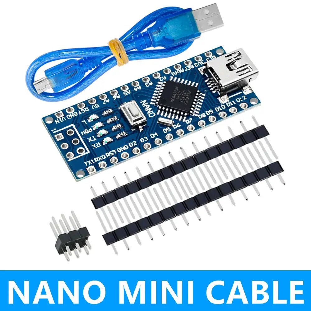 Arduino Nano 3.0 с кабелем MINI no weld